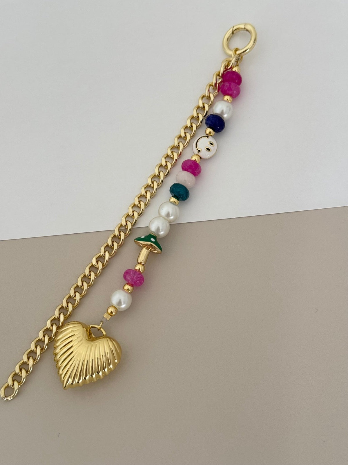Heart Colors Bag Charm - LimaLimón Store